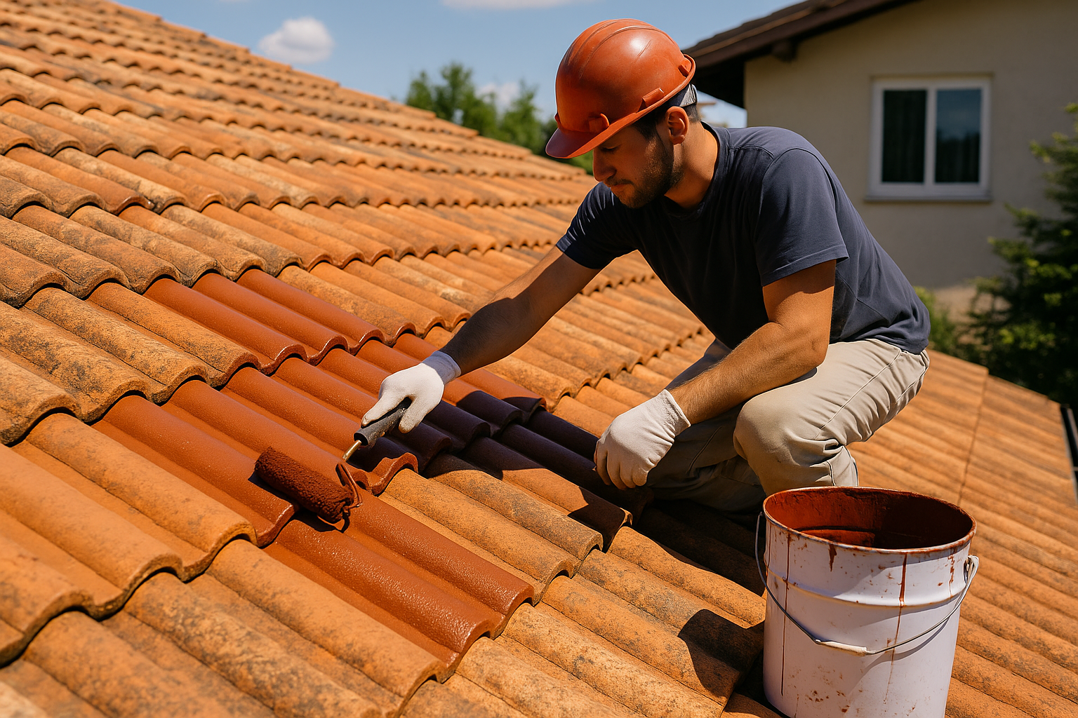 پوشش سقف Roof Tile Coating ساختار، کاربرد و نقش پیگمنت‌های اکسید آهن ...